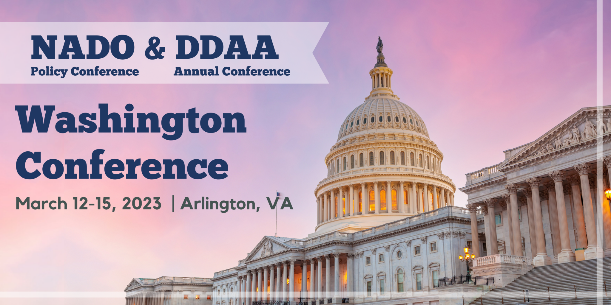 2023 NADO & DDAA Washington Conference - NADO