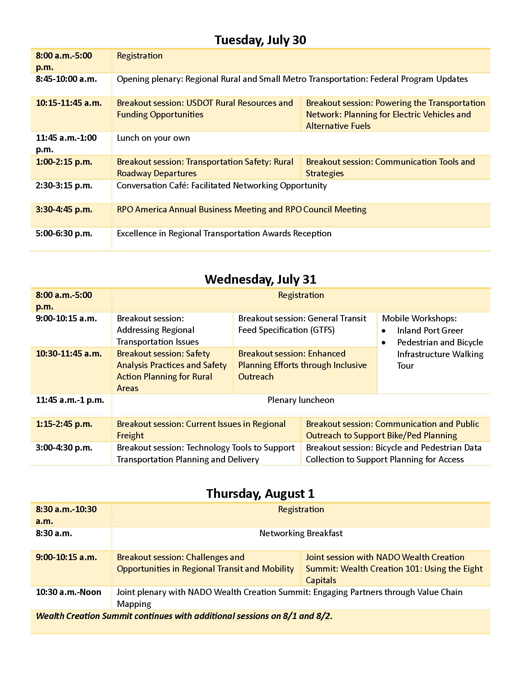 2024 National Regional Transportation Conference - NADO