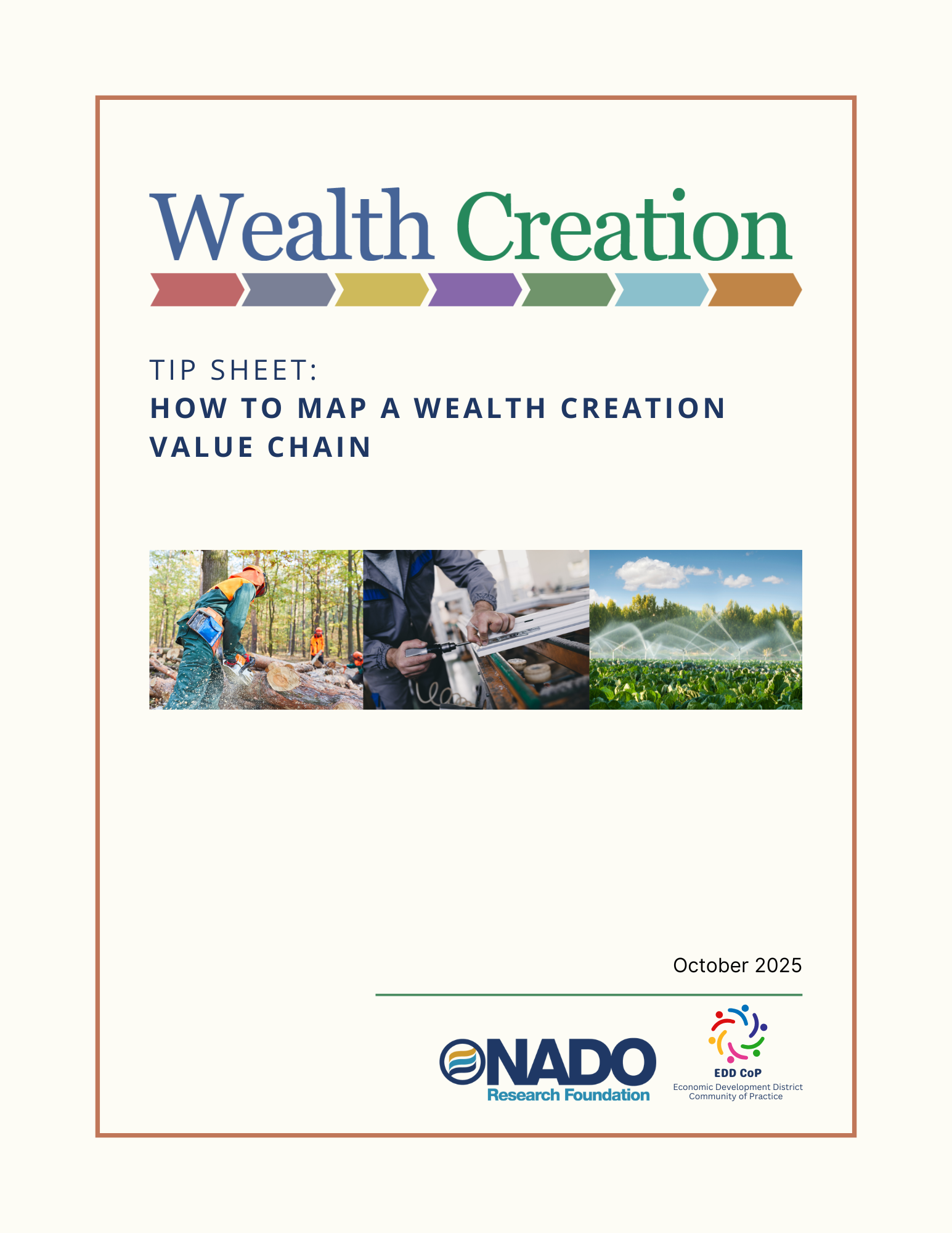 Tip Sheet: How to Map a Wealth Creation Value Chain - NADO